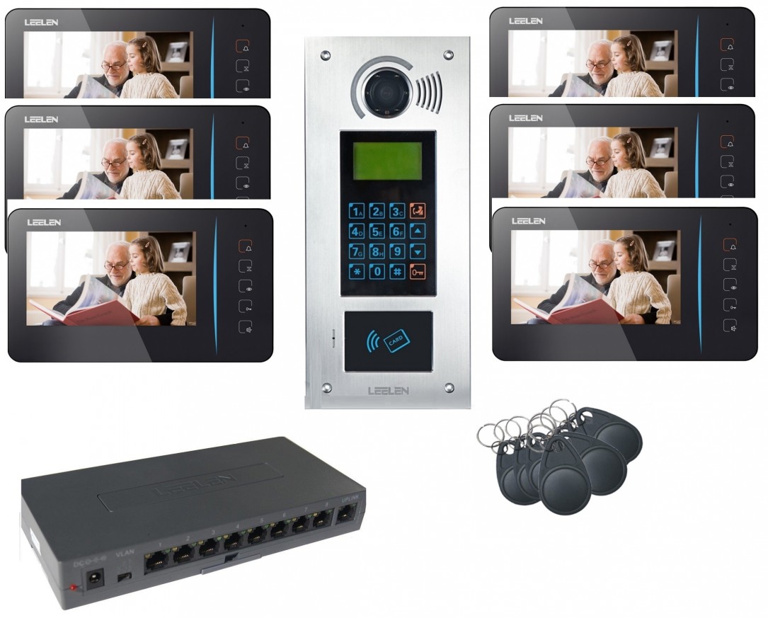 KIT Visiophone IP 6 appartements | Louisa Voice